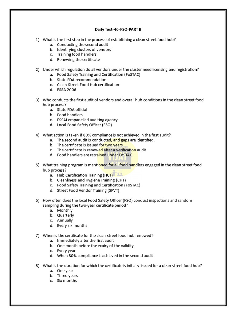 Daily Test-46-FSO-PART B | PDF | Cooking Oil | Biodiesel Daily Test-46-FSO-PART B | PDF | Cooking Oil | Biodiesel