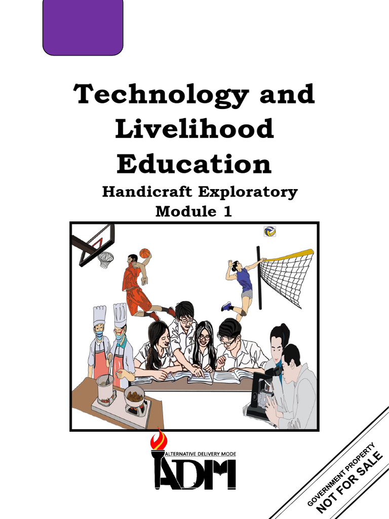 TLE HANDICRAFT EXPLORATORY Grade7 - 8 Q1 2023 24 | PDF | Embroidery | Yarn