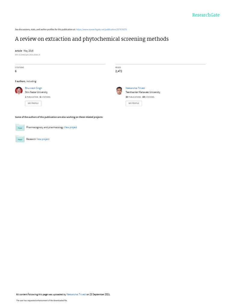 Agarwal et al 2016 | PDF | Polyphenol | Ethanol
