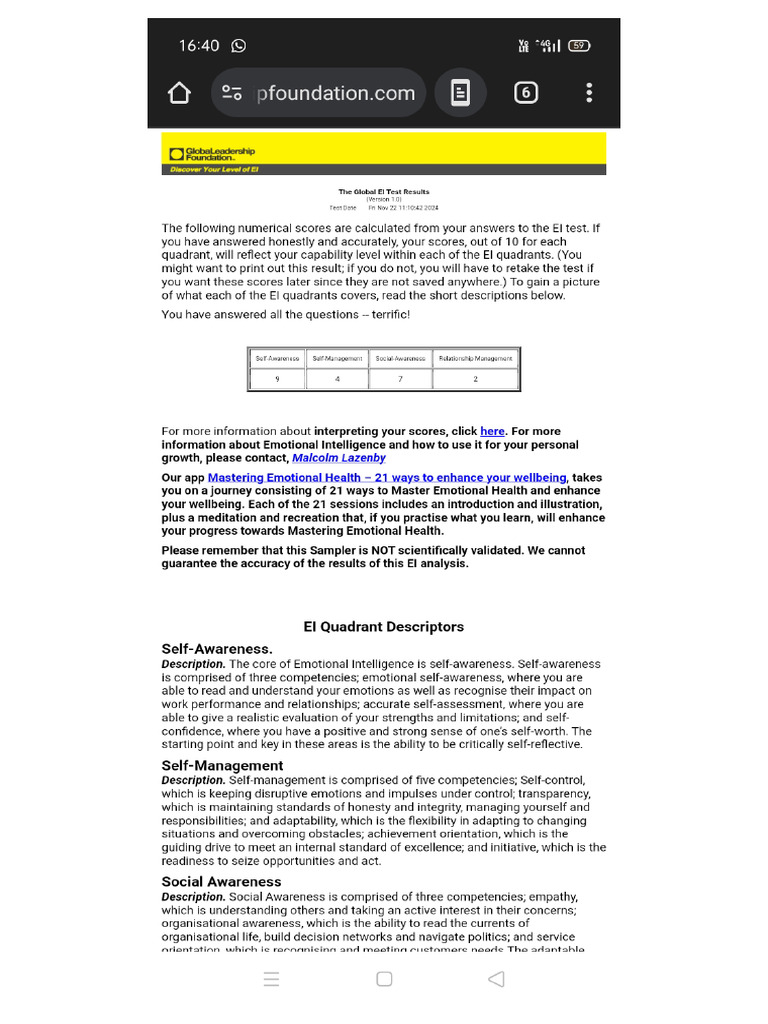 EI Test | PDF
