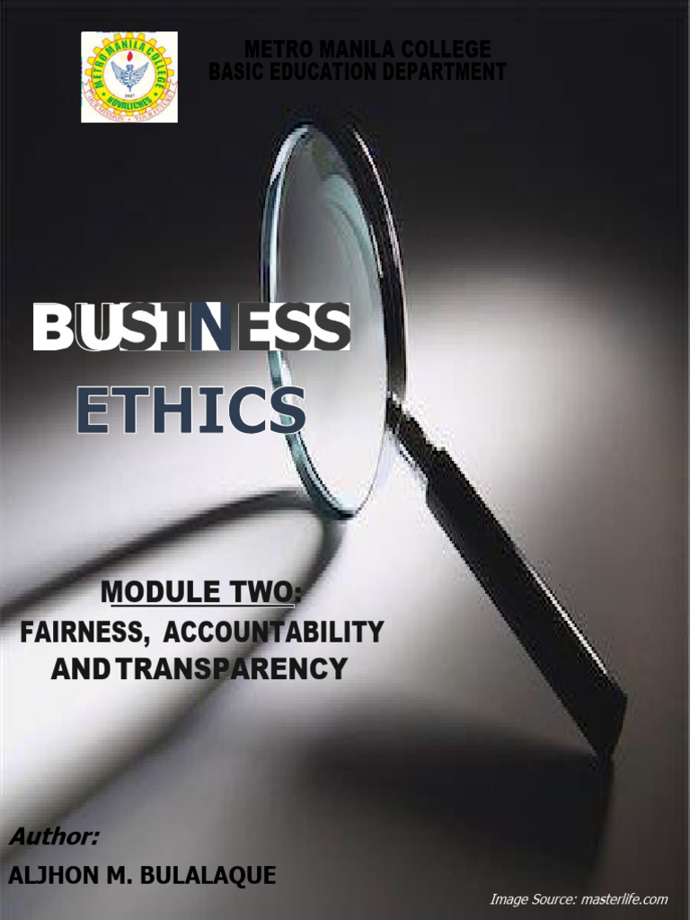 Business Ethics: Fairness & Accountability | PDF | Social Psychology ...