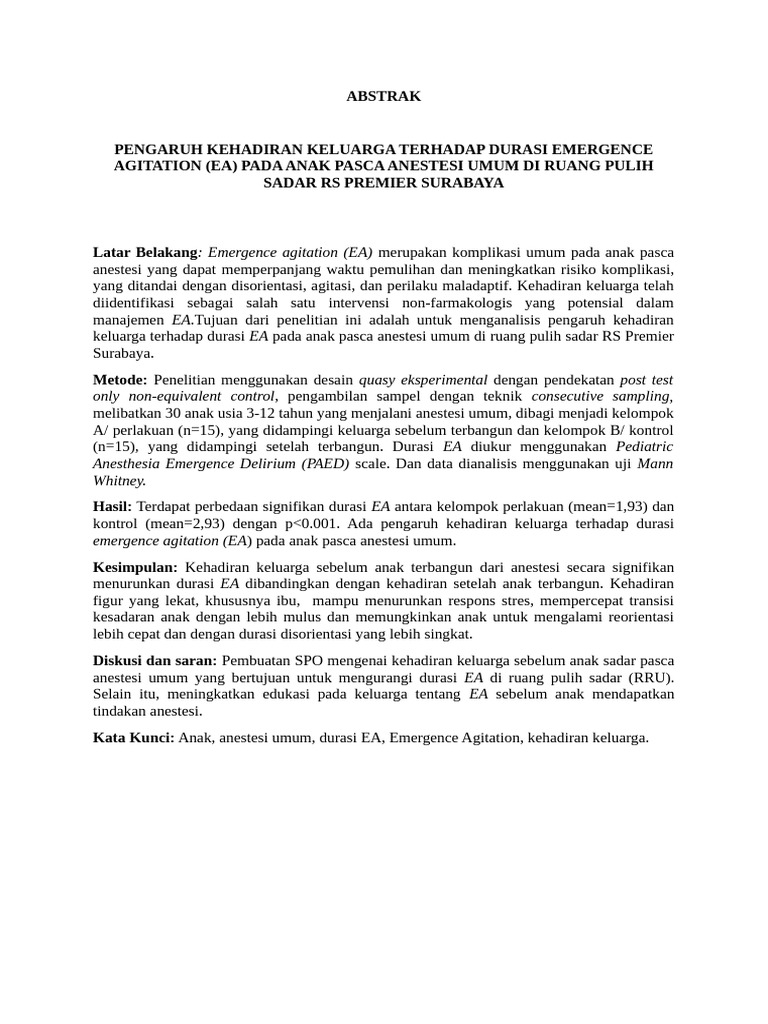 Contoh ABSTRAK | PDF