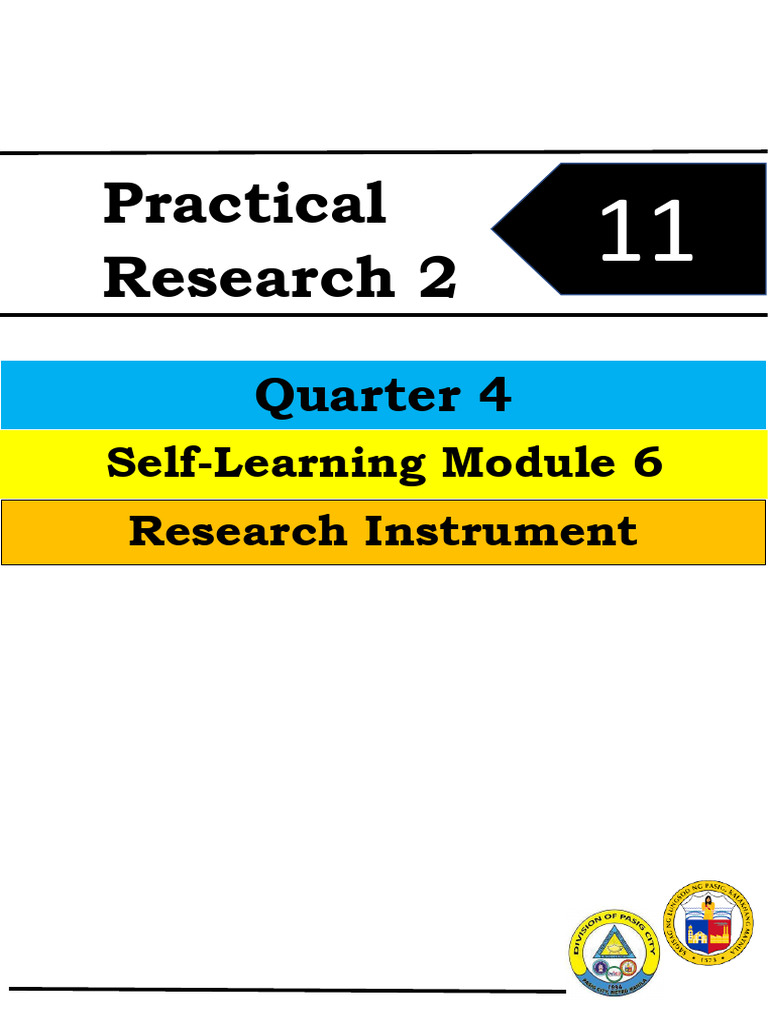 Practical Research 2 Q2 SLM6 | PDF | Validity (Statistics) | Survey Methodology