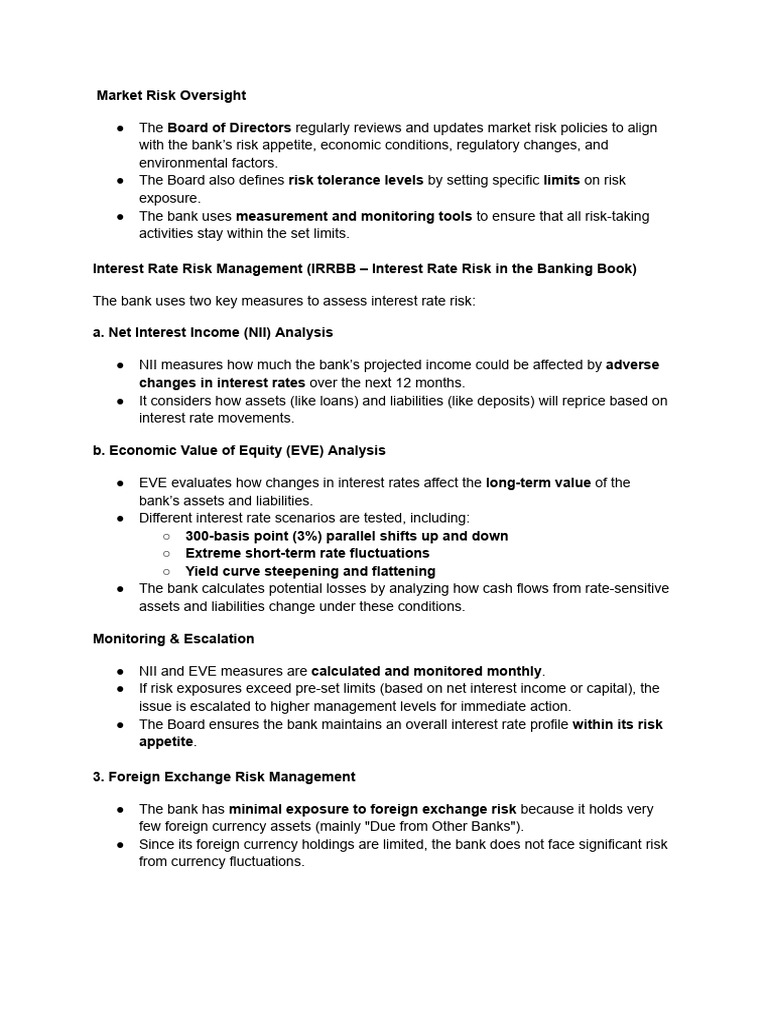 MARKET RISK | PDF MARKET RISK | PDF