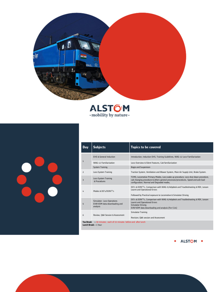 WAG-12 Locomotive Training Manual | PDF | Rail Transport | Rolling Stock
