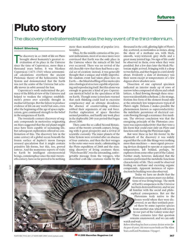 Pluto Story | PDF | Pluto | Extraterrestrial Life