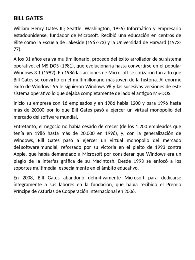 Bill Gates | PDF
