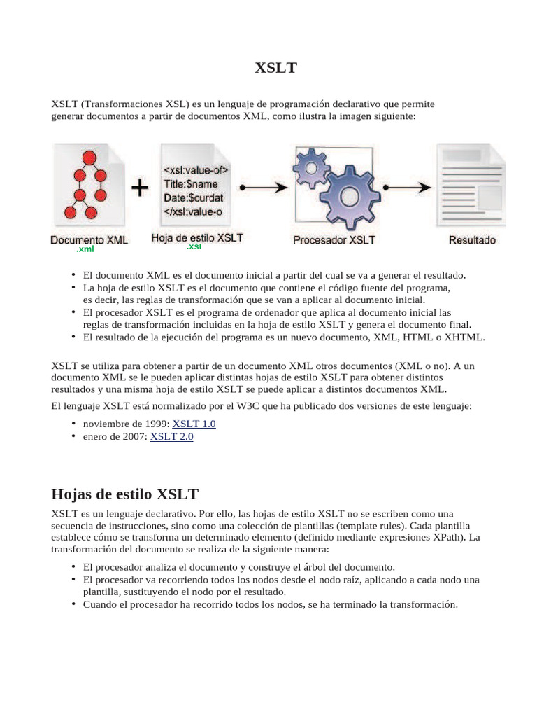 XSLT_Con_ejemplos (1) | PDF | Xml | X camino