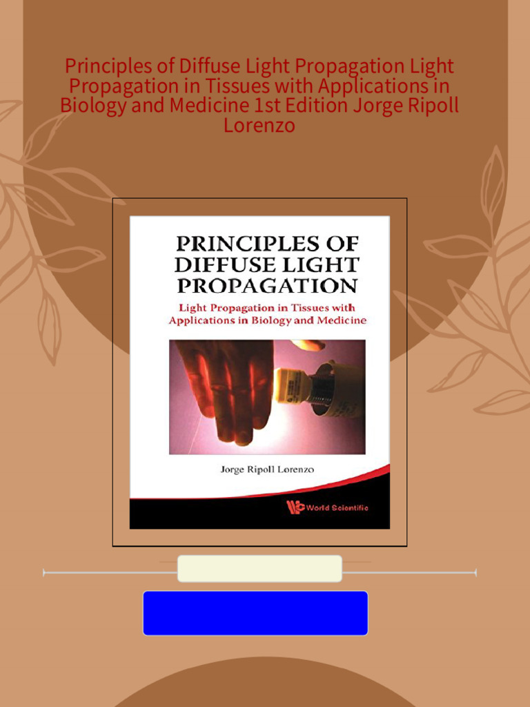 Download Principles of Diffuse Light Propagation Light Propagation in ...