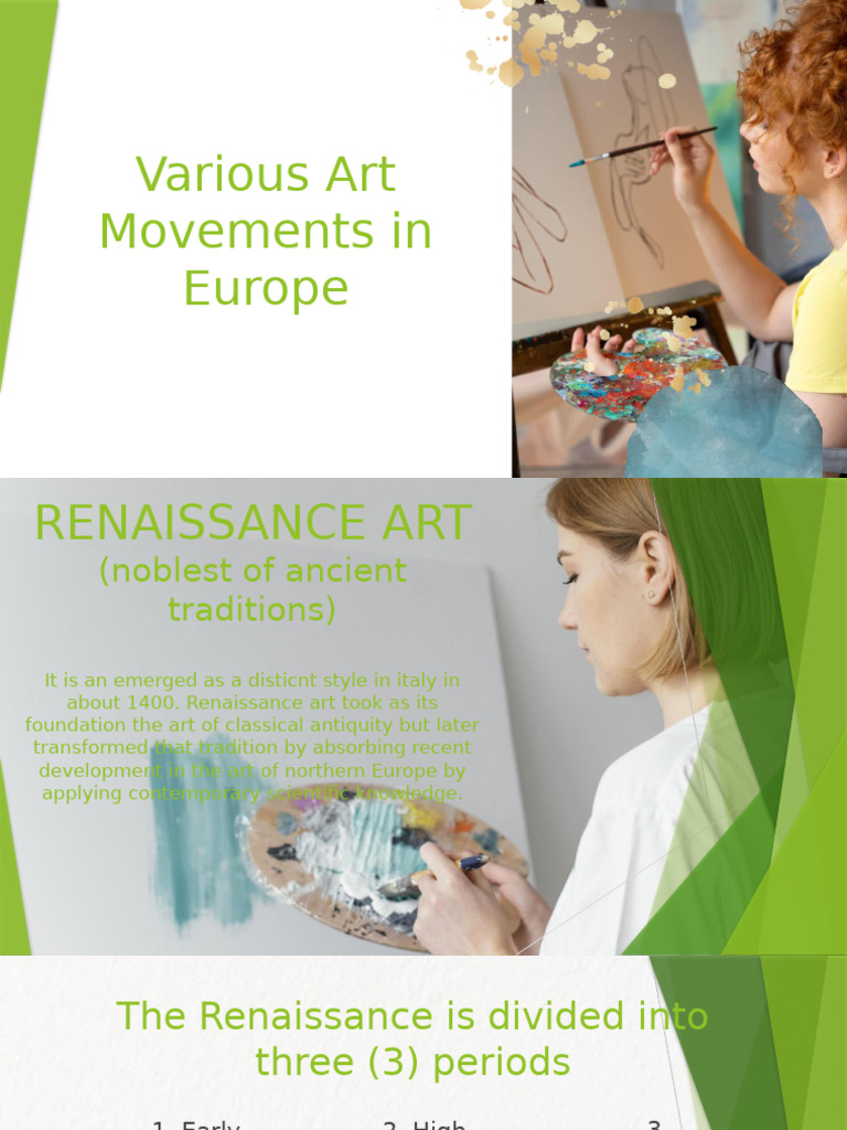 Art Movement in Europe 114608 | PDF | Renaissance | Renaissance Art