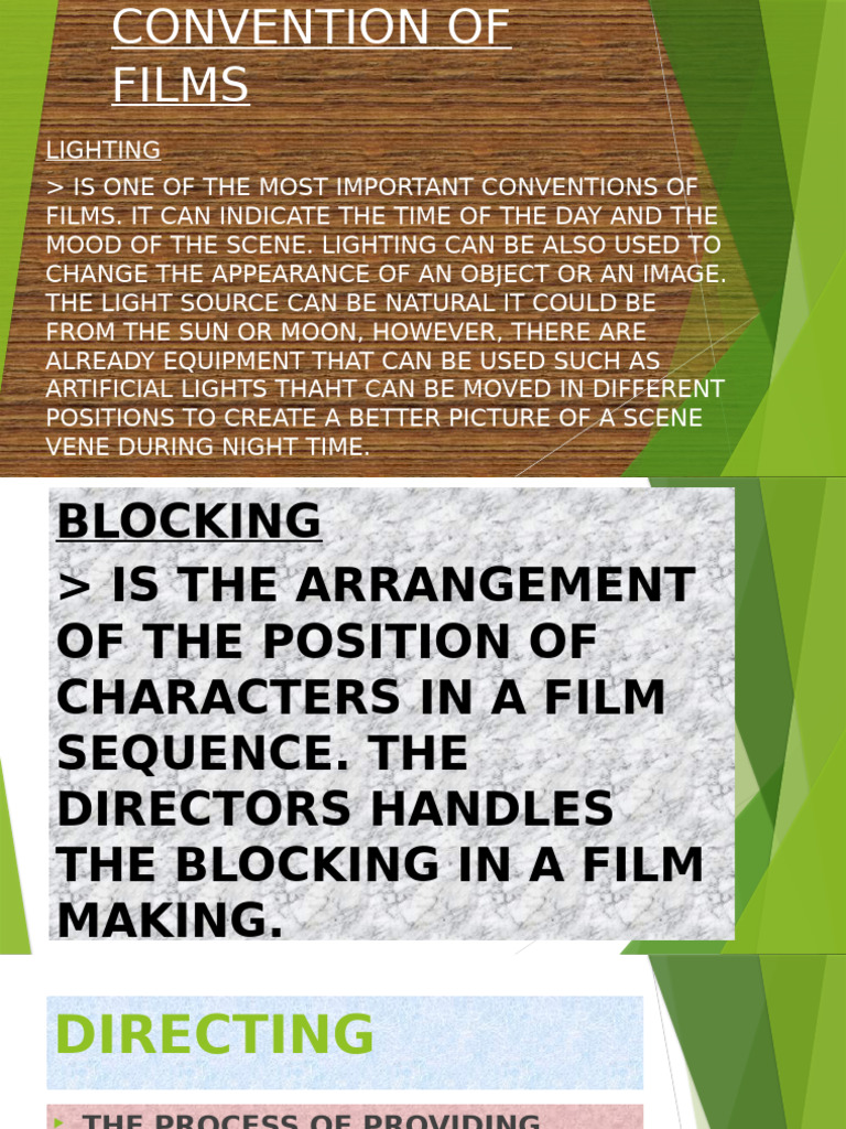 Film Conventions Explained | PDF | Action Films