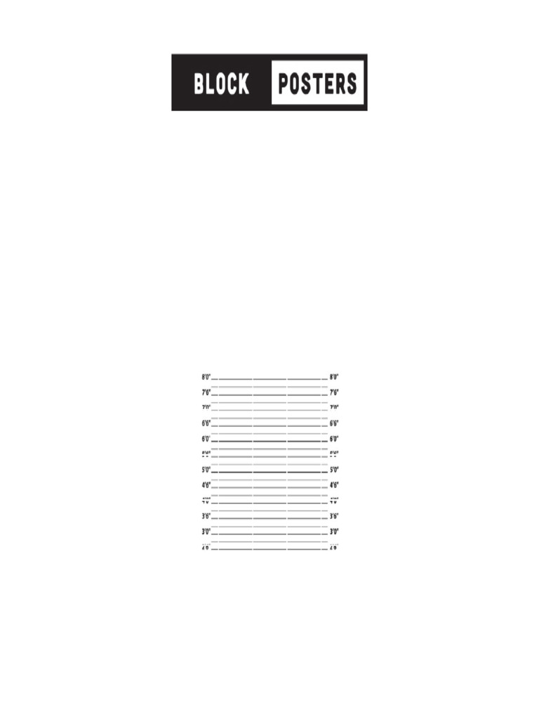 Block Poster Setup Guide: Landscape Layout | PDF