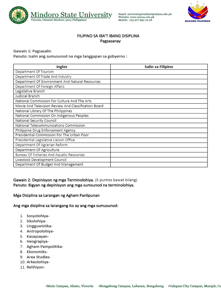 FILDIS-M2-PAGSASANAY | PDF