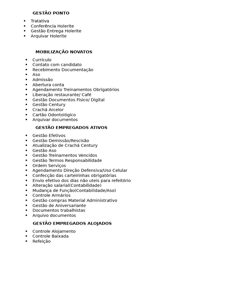 Rotinas Administrativas (1) | PDF