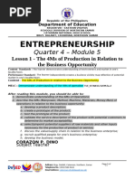 Q2-Entrepreneurship Module-1.1 4Ms | PDF | Factors Of Production | Non ...