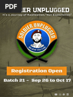 Soldier Unplugged Brochure | PDF | Self Awareness | Thought