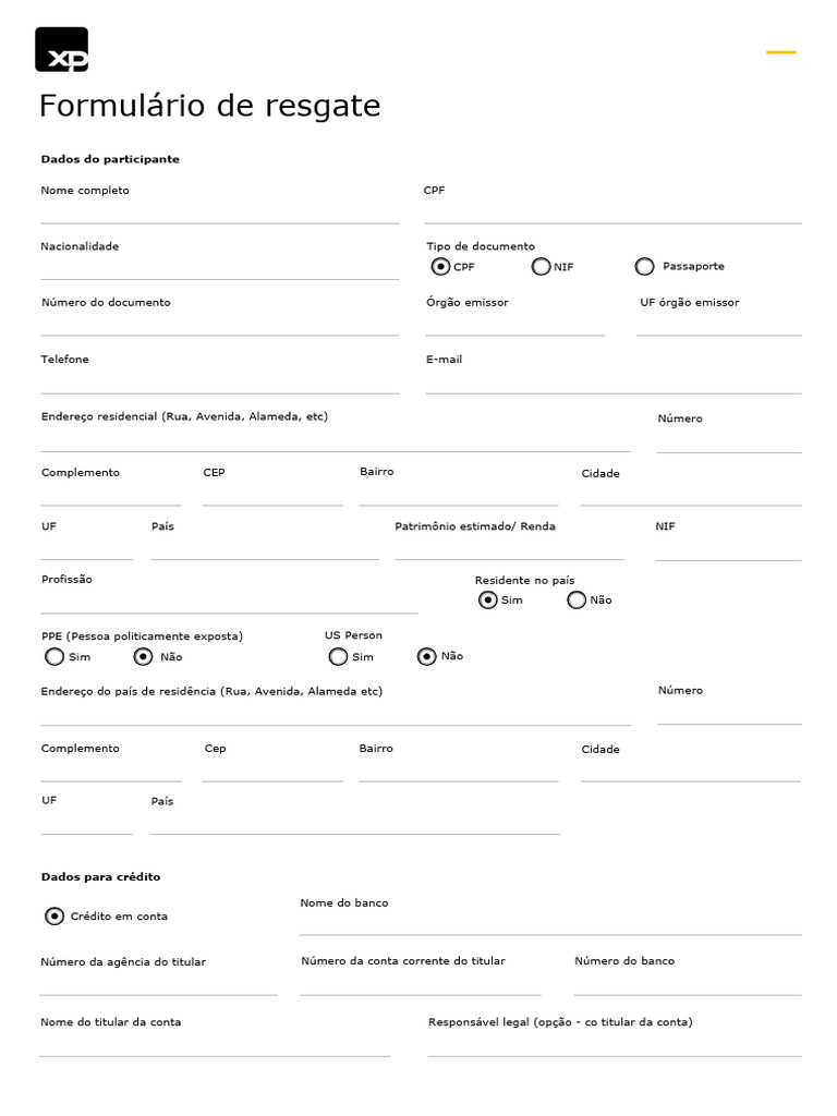 Formulario (1) | PDF | Impostos