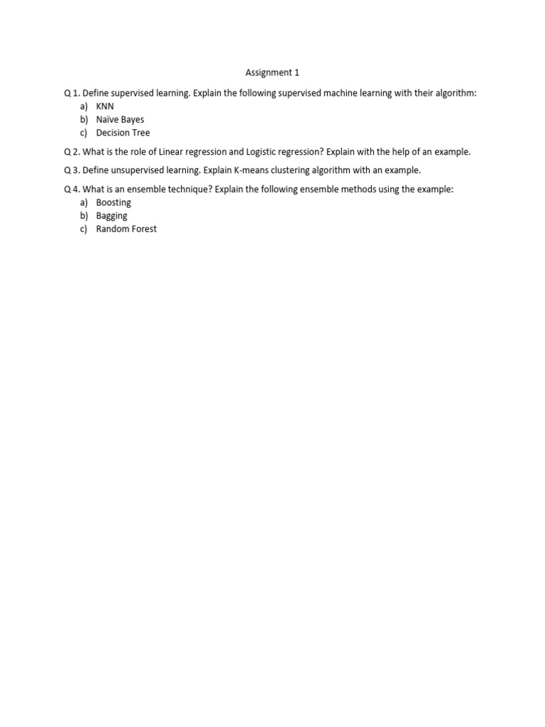 Assignment 1 | PDF