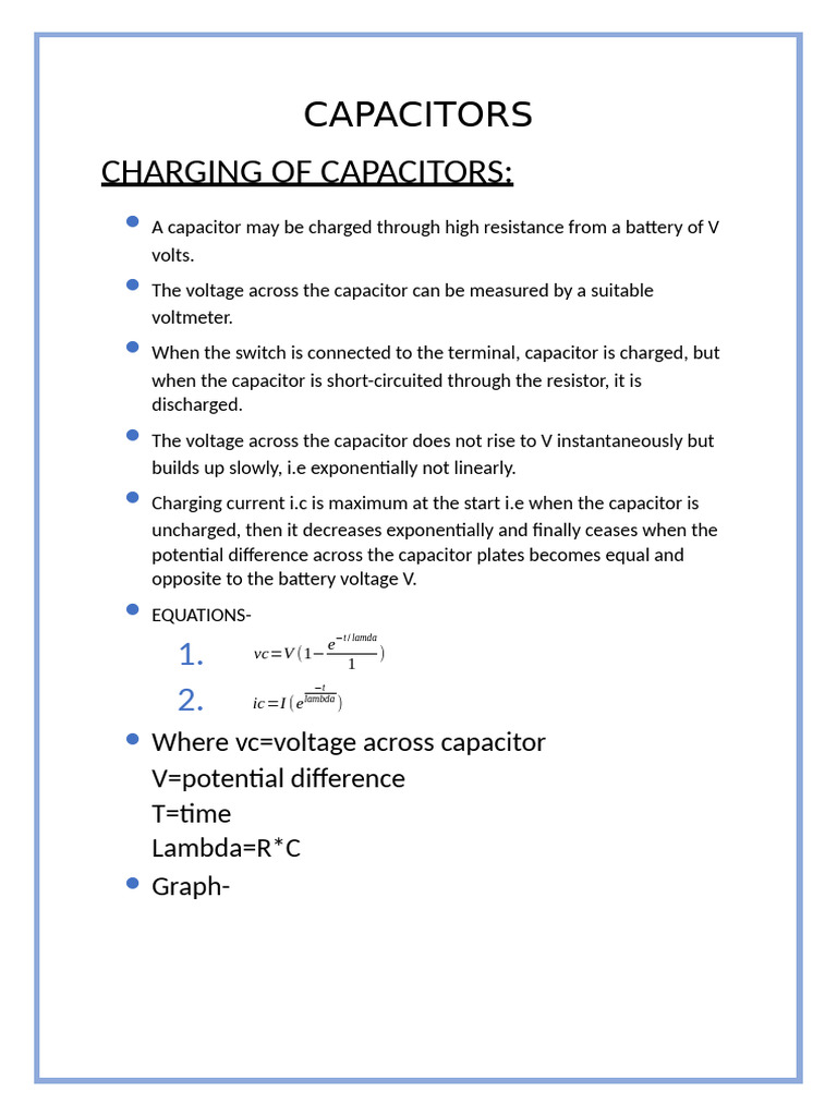 Capacitors (1) | PDF
