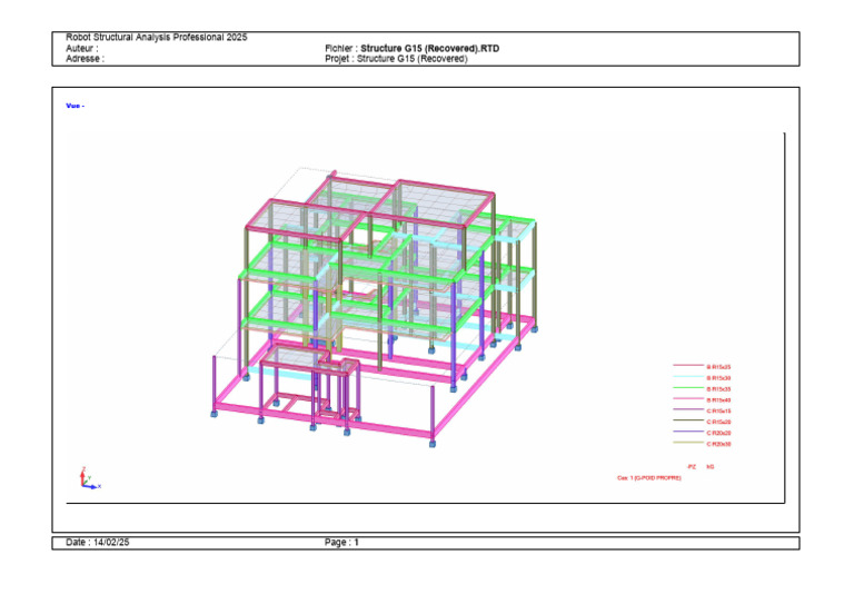 Robot Structural Analysis 2025 | PDF