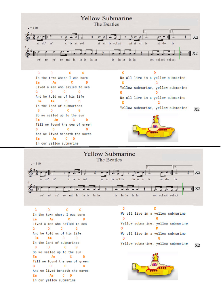 Yellow Submarine | PDF