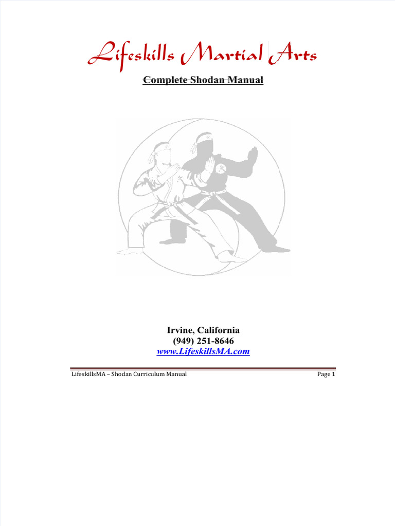 Complete Shodan Manual | PDF | Japanese Martial Arts | East Asian Martial Arts