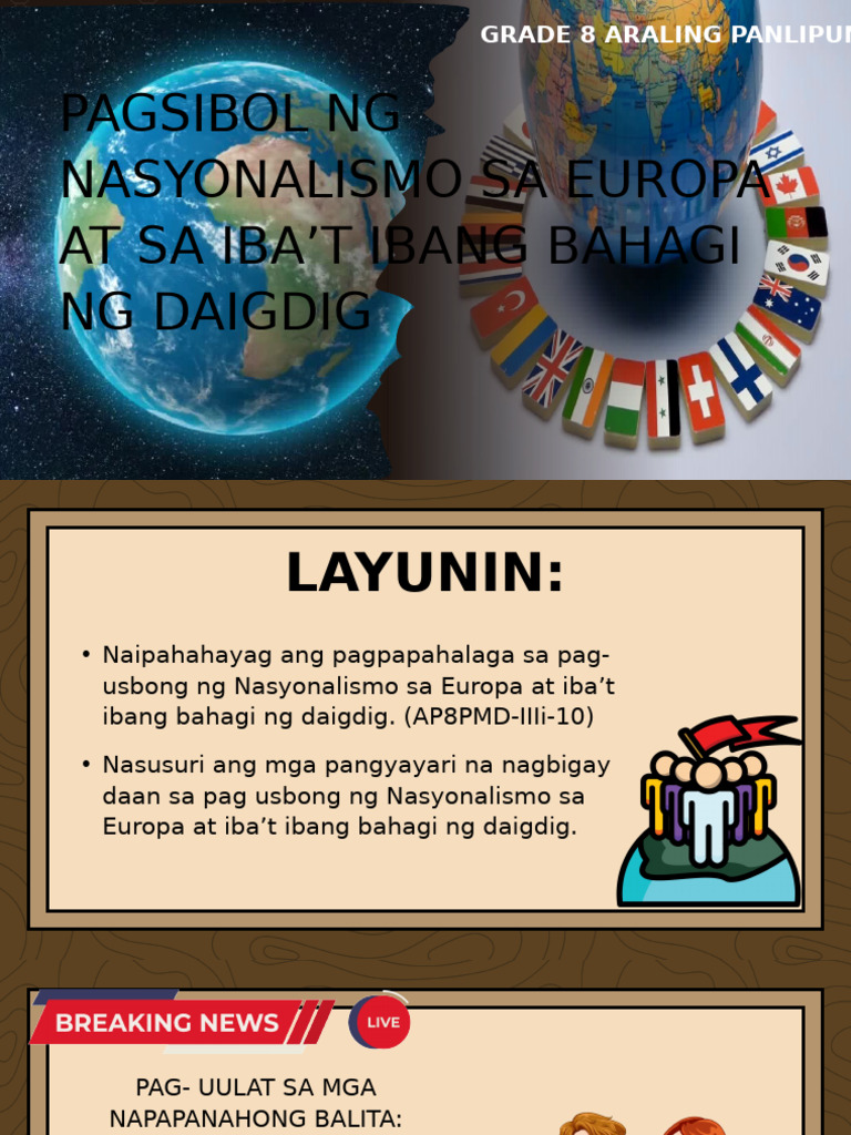 Ap-Q3-Pagsibol NG Nasyonalismo Sa Europa at Sa Iba't Ibang Bahagi NG ...