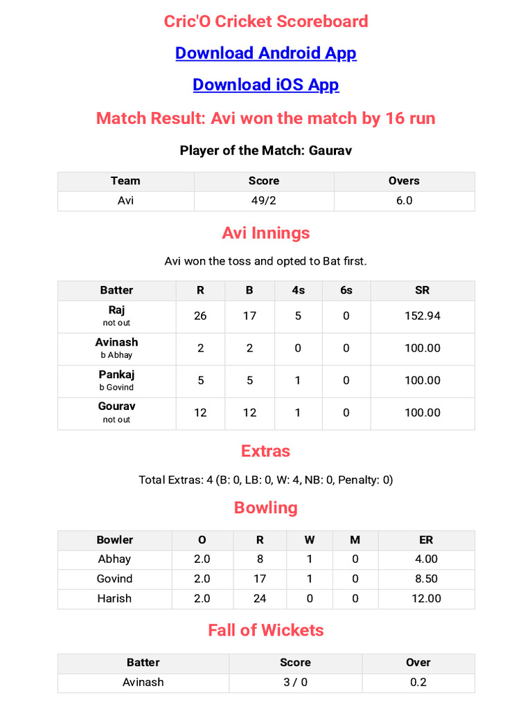 Match 15 02 2025 08 32 PDF | PDF | Summer Sports | Cricket