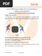 DPP - Class 8 ICSE - Physics - Force and Pressure - Questions | PDF | Pressure | Force