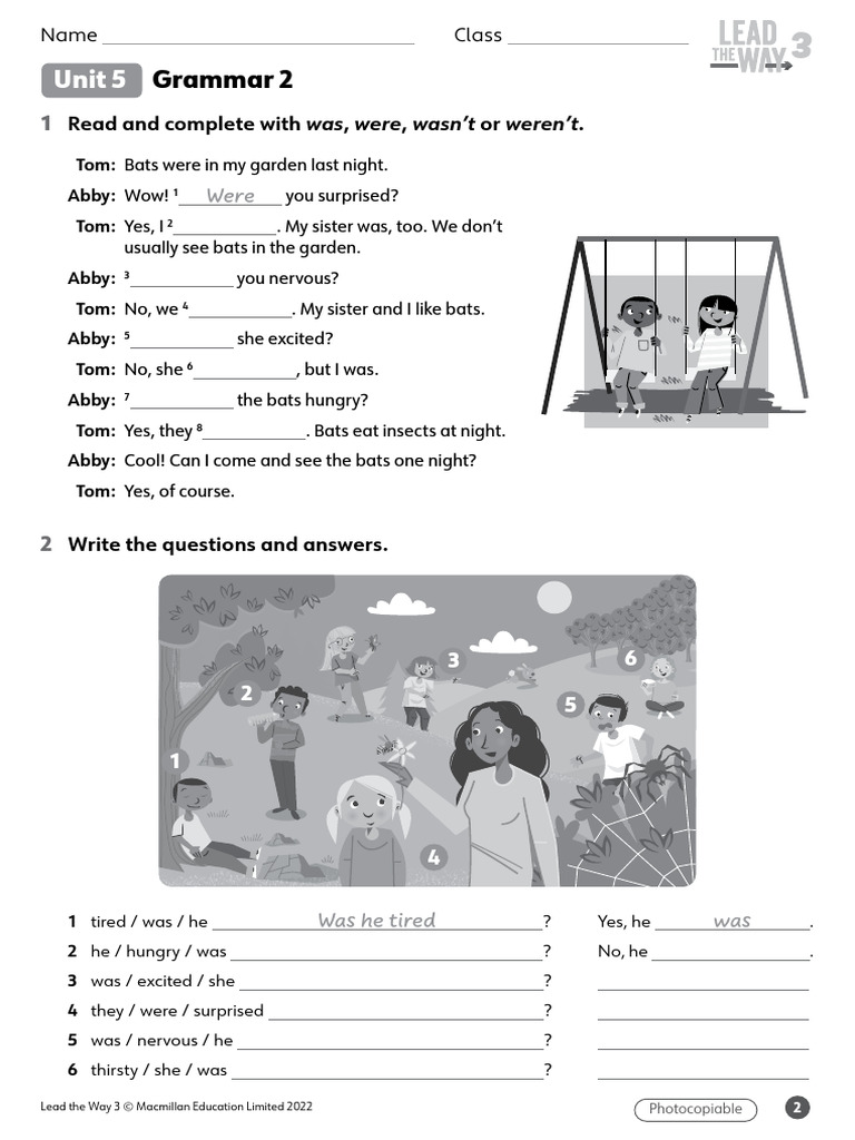 LTW 3 Worksheets Grammar U5 2 | PDF
