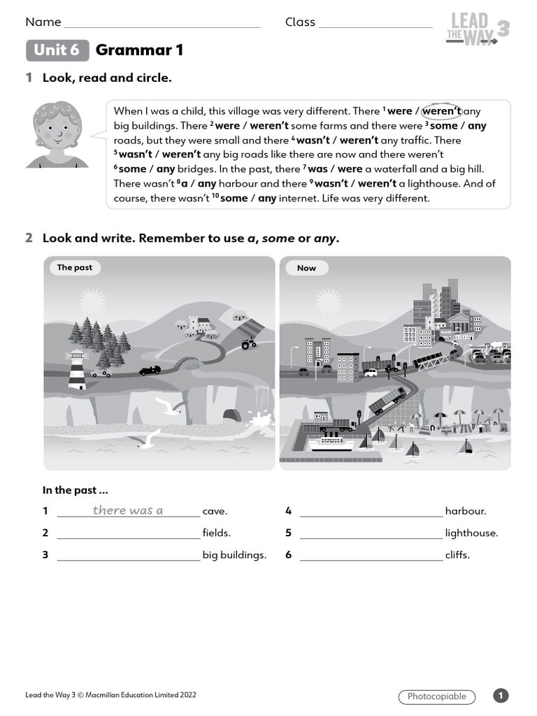 LTW 3 Worksheets Grammar U6 1 | PDF