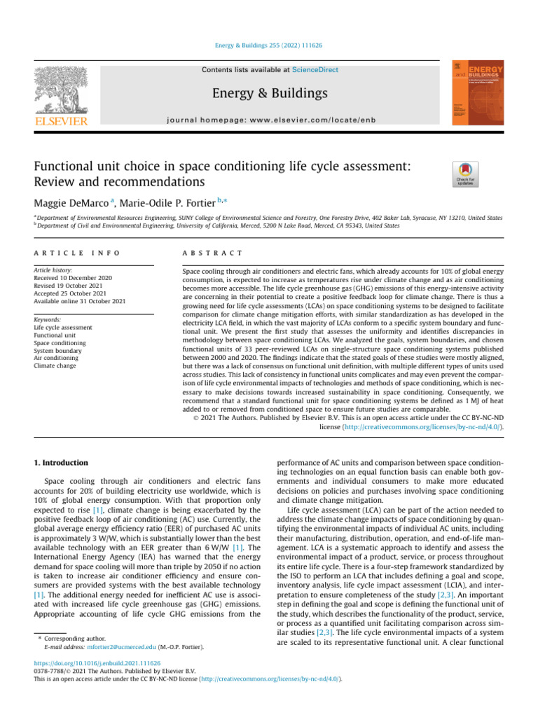 Standardizing Functional Units in LCA | PDF | Life Cycle Assessment ...
