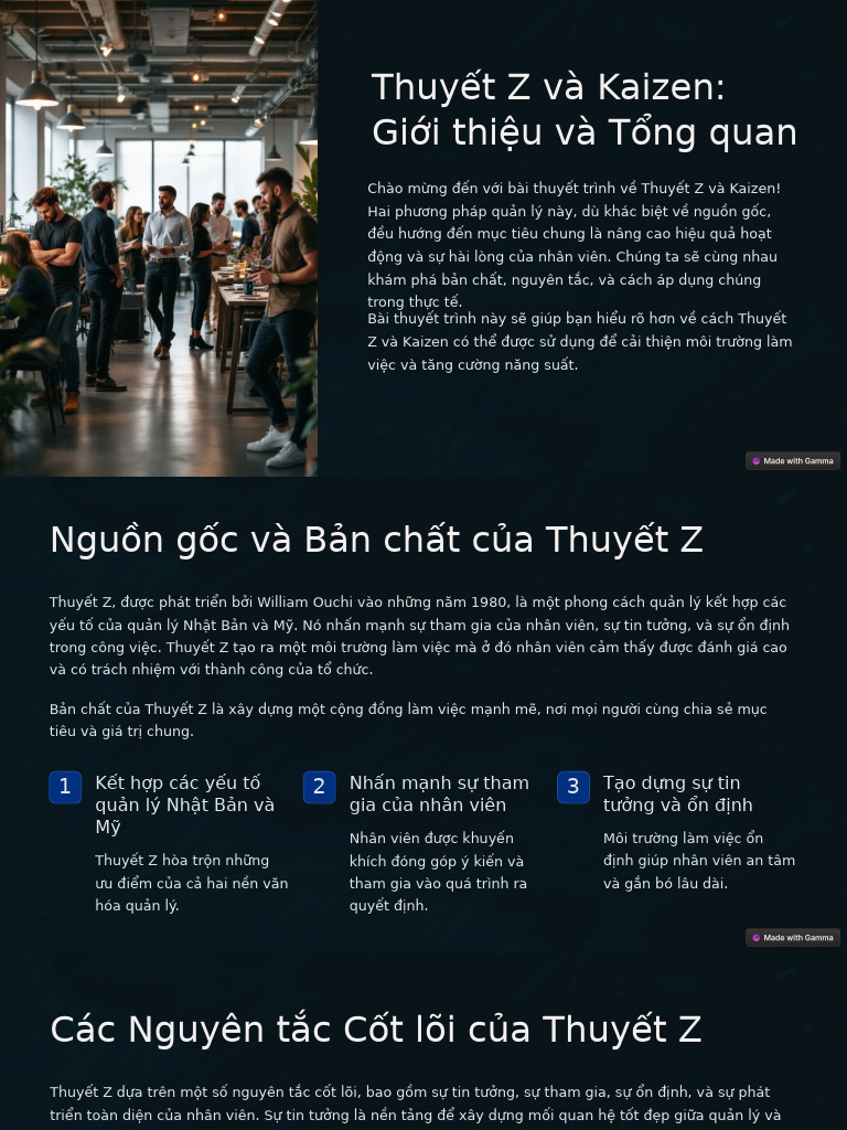 Thuyet Z Va Kaizen Gioi Thieu Va Tong Quan | PDF