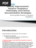 Hospice Chaplain Assessment Template | PDF | Chaplain | Terminal Illness