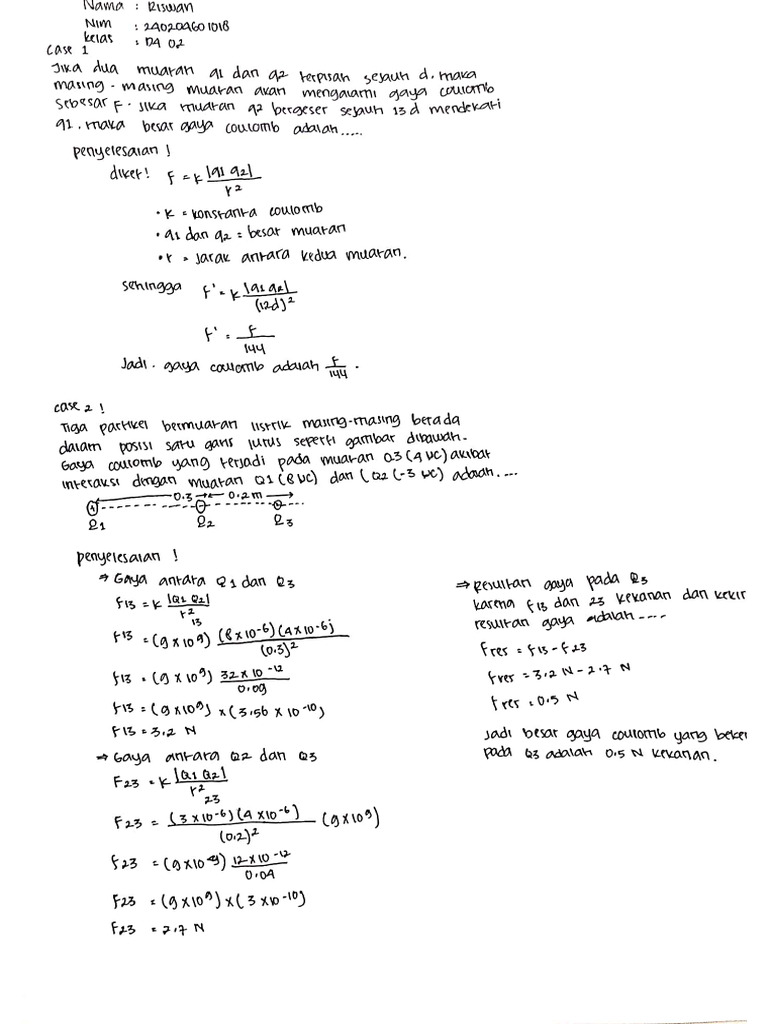 Riswan - 240204601018 Elektromagnetika | PDF