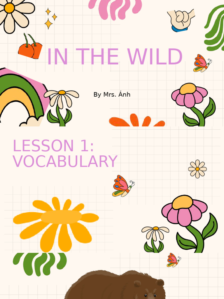 Unit 1 in The Wild | PDF