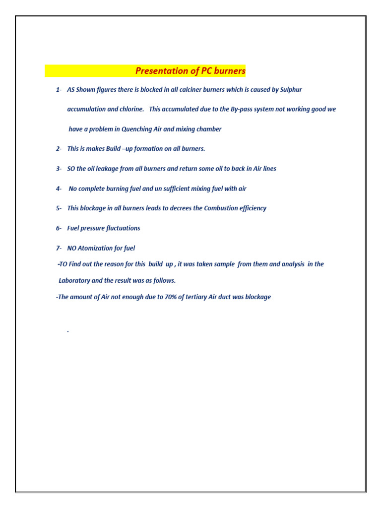 Presentation of PC burners | PDF