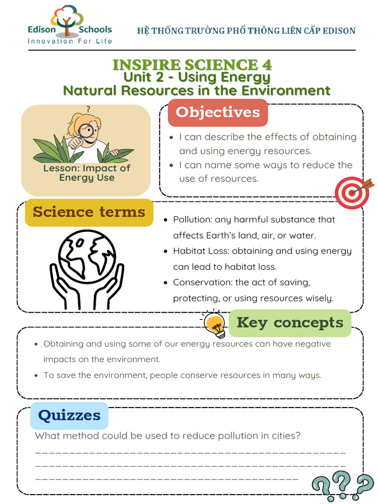G4-U2-L4 Impact of Energy Use | PDF