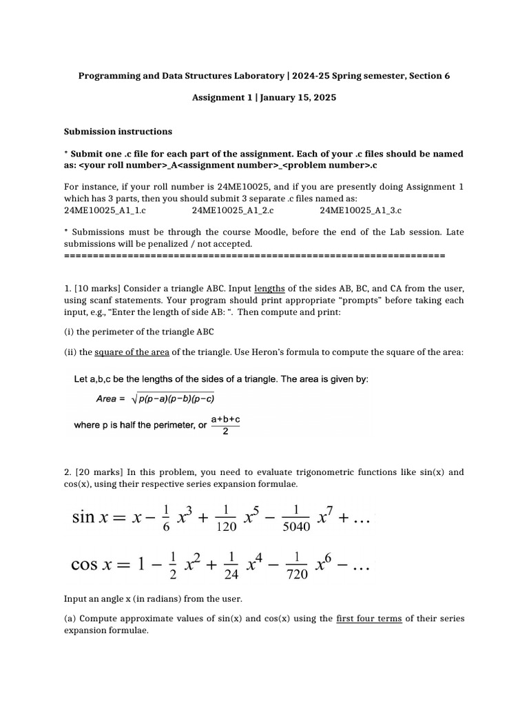 Programming Lab Assignment 1 Guide | PDF | Polynomial | Abstract Algebra