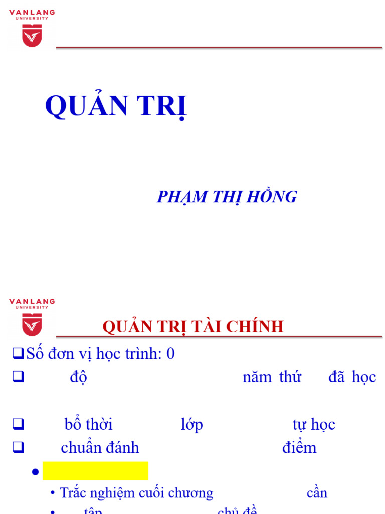 SV - QTTC - C1 - TỔNG QUAN VỀ QTTC - K28 | PDF