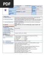 DLL - Mathematics 3 - Q4 - W2 | PDF | Learning | Behavior Modification