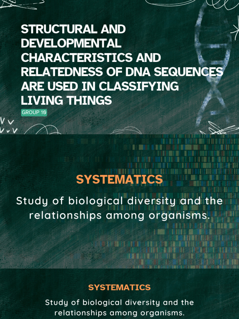 Structural and Developmental Characteristics and Relatedness of DNA Sequences Are Used in ...