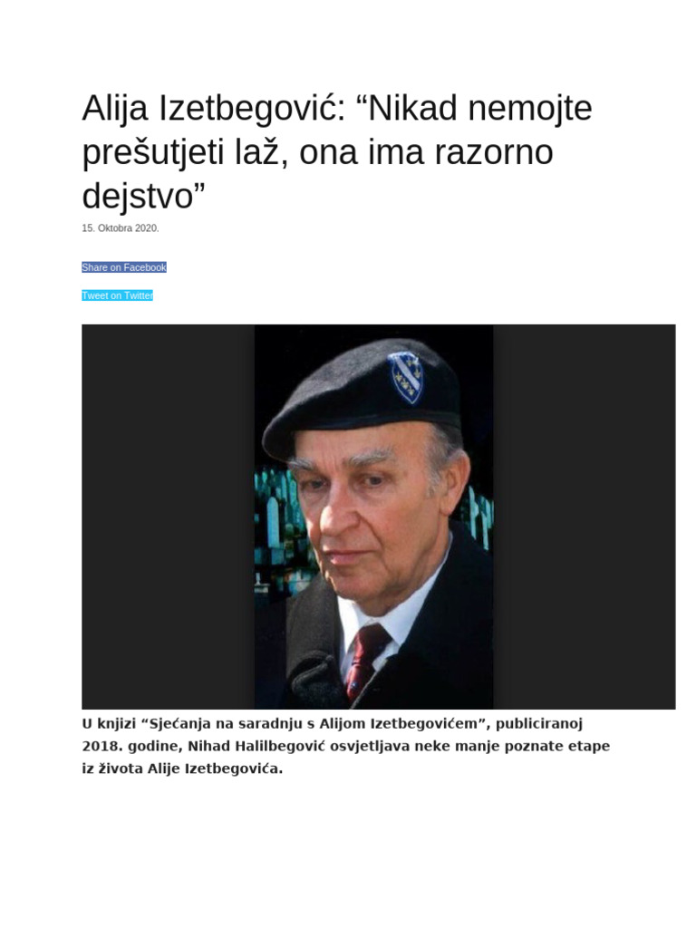 Alija Izetbegović | PDF