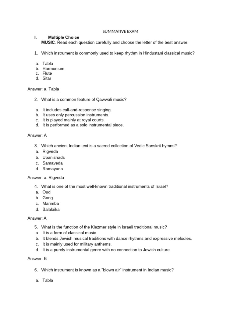 summative exam | PDF | Parasitism | Religious Music