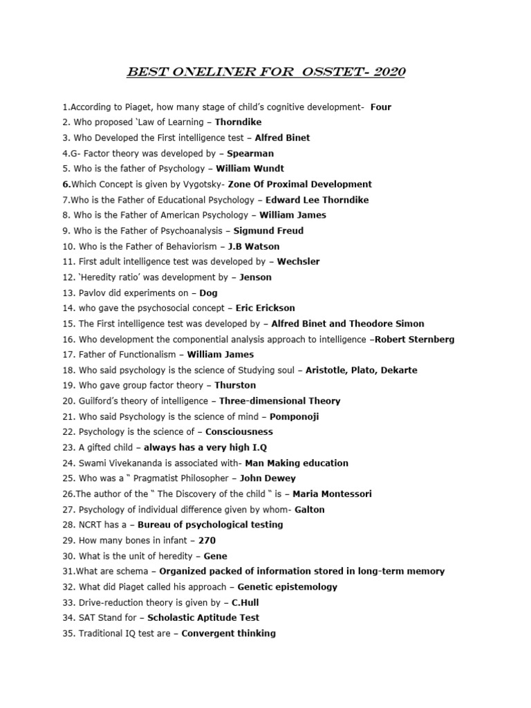 One Linear CDP | PDF | Psychology | Intelligence Quotient