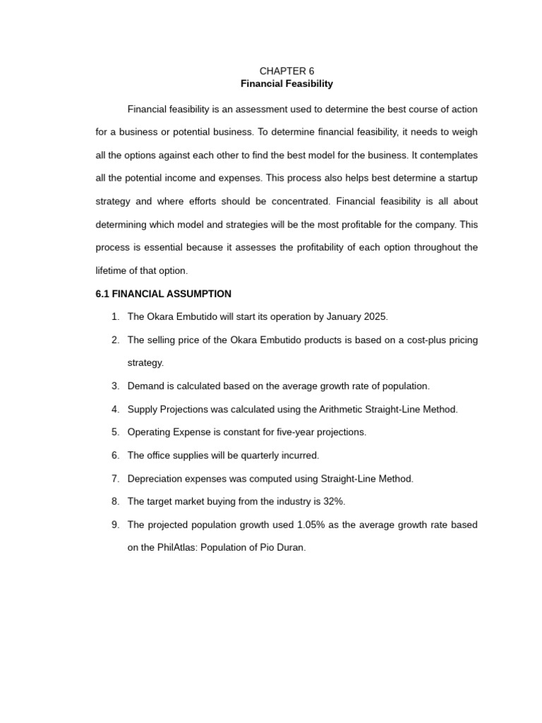 Chapter 6 Okara Embutido - Final | PDF | Expense | Depreciation