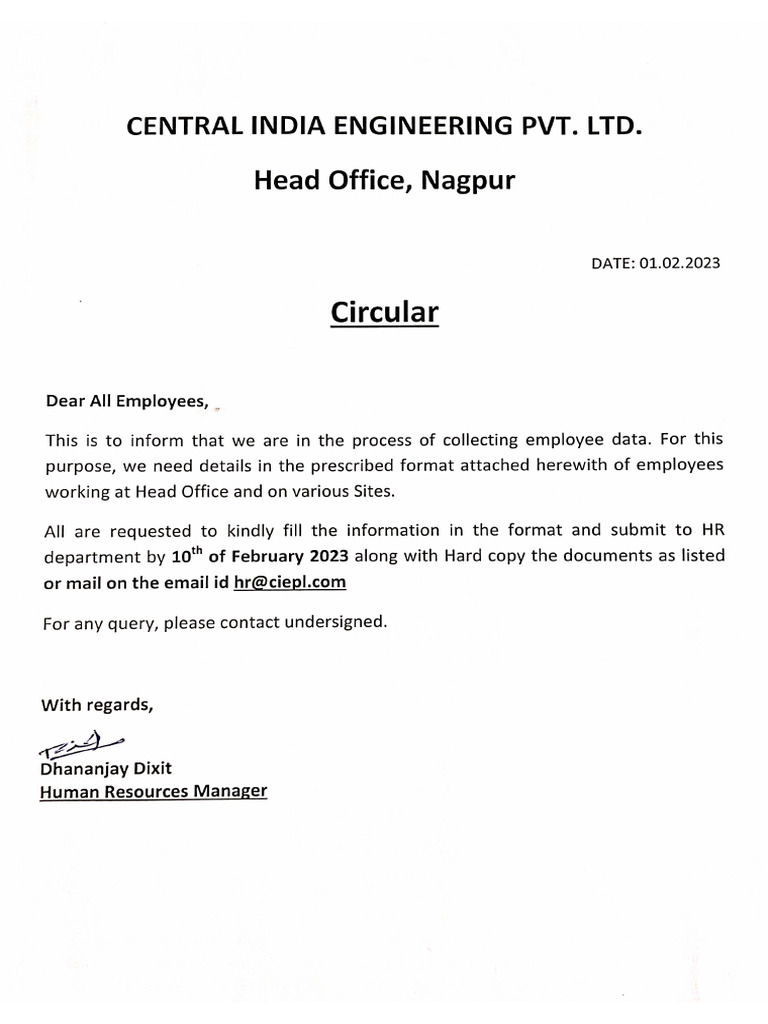 Emp Detail Form 1.2.2023 | PDF