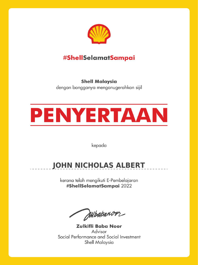 SSS Certificate for John Nicholas Albert | PDF