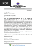 Example of Solicitation Letter Filipino | PDF