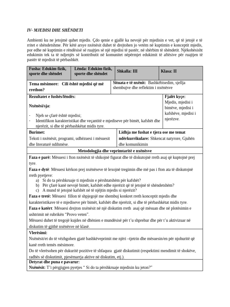 4.1. Cili e Êshte Ê Mjedisi Te Ê Rrethon | PDF